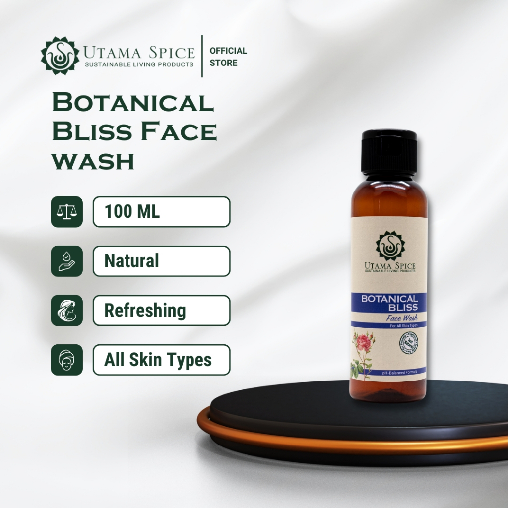 Jual Utama Spice Botanical Bliss Face Wash 100ml | Shopee Indonesia