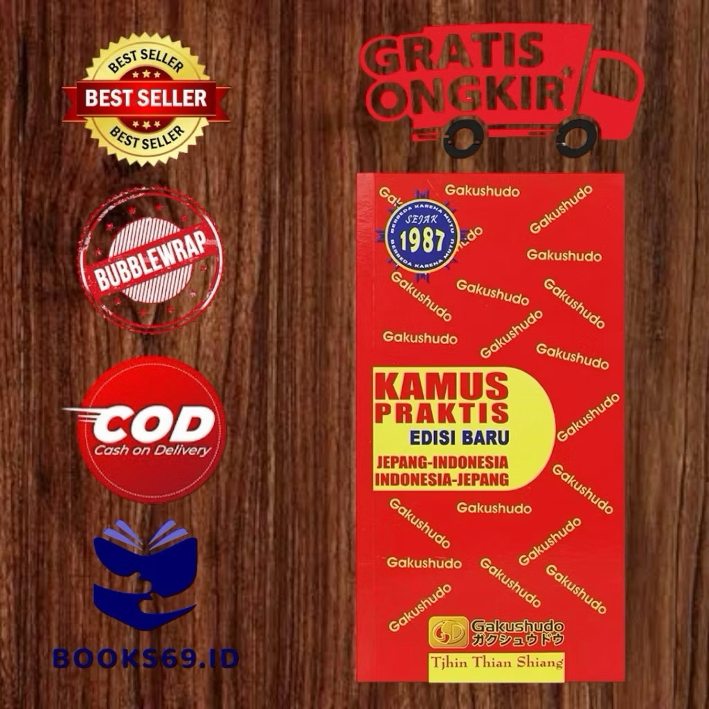 Jual Kamus Praktis Jepang Indonesia-Indonesia Jepang Metode Gakushudo ...