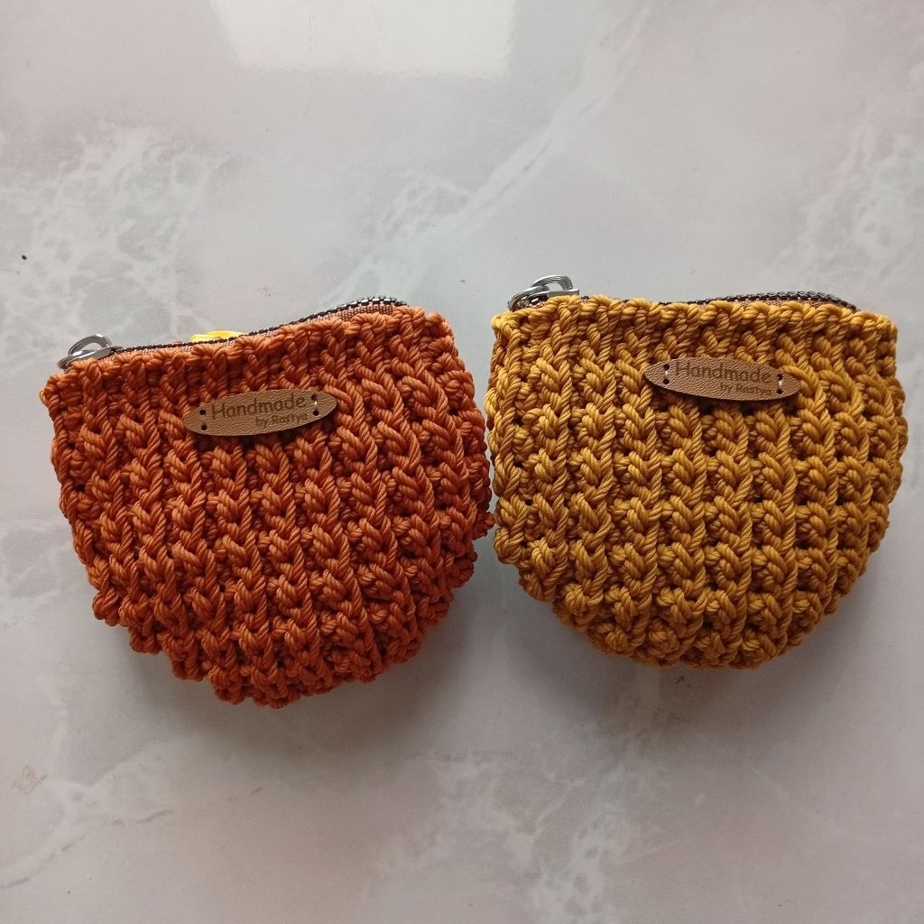 Jual Dompet Koin Mini Rajut Handmade Oval Dompet Souvernir | Shopee ...