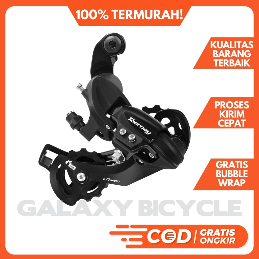 Jual RD Shimano Tourney 6/7/8 Speed Rear Derailleur TY300 Sepeda Lipat ...