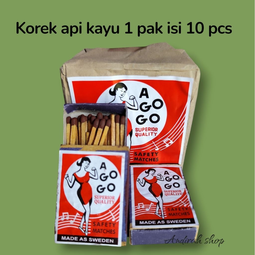Jual KOREK API / KOREK KAYU AGOGO 1 pak isi 10pcs | Shopee Indonesia