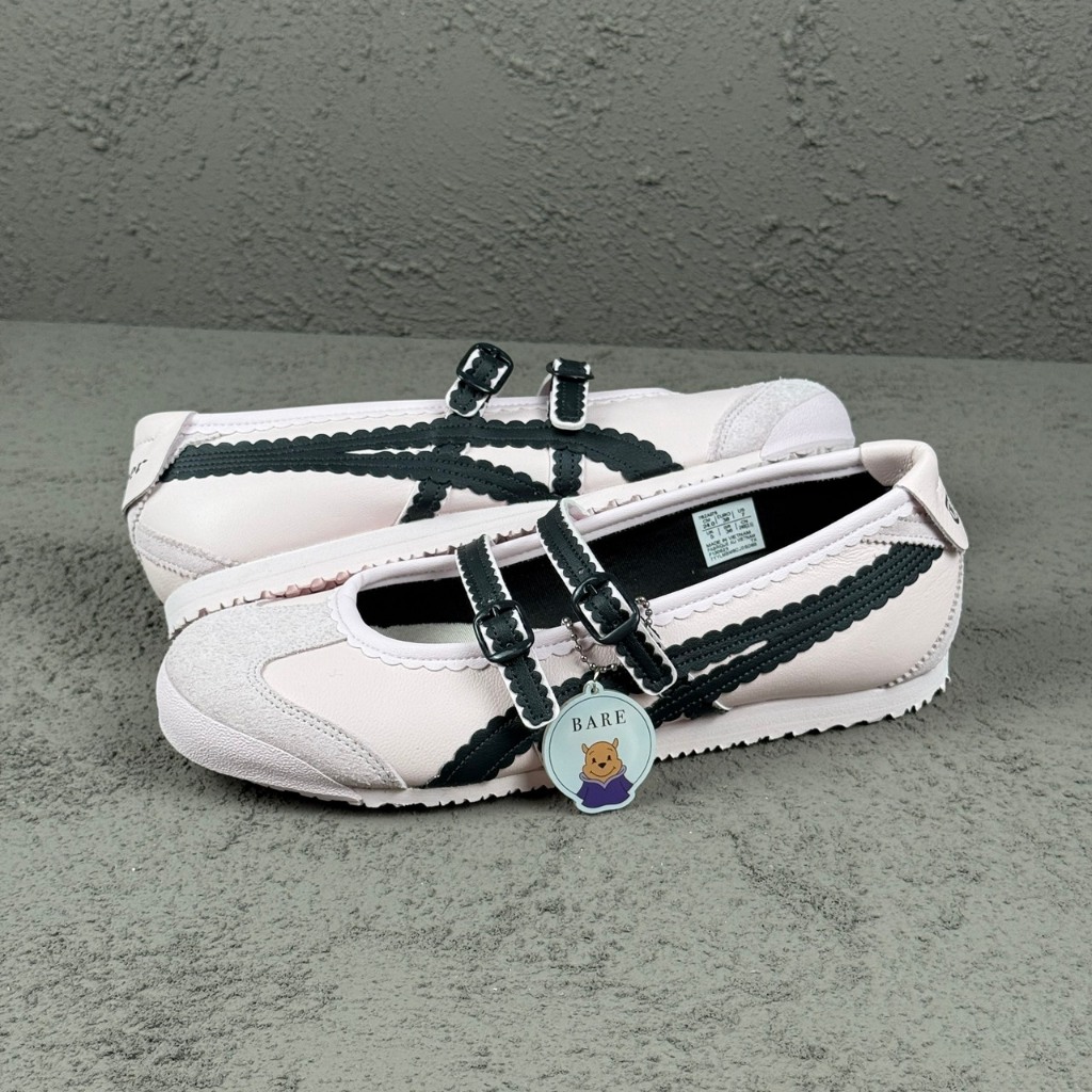 Jual Onitsuka Tiger Ballet Mexico 66 TGRS Crystal Pink Graphite Grey ...