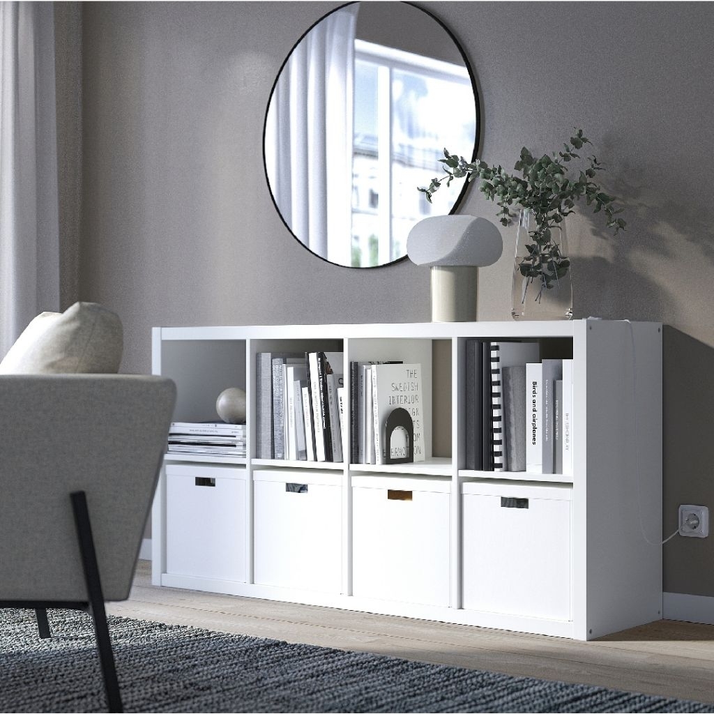 Jual rak putih ikea | rak kotak kotak ikea | kallax ikea | rak buku ...