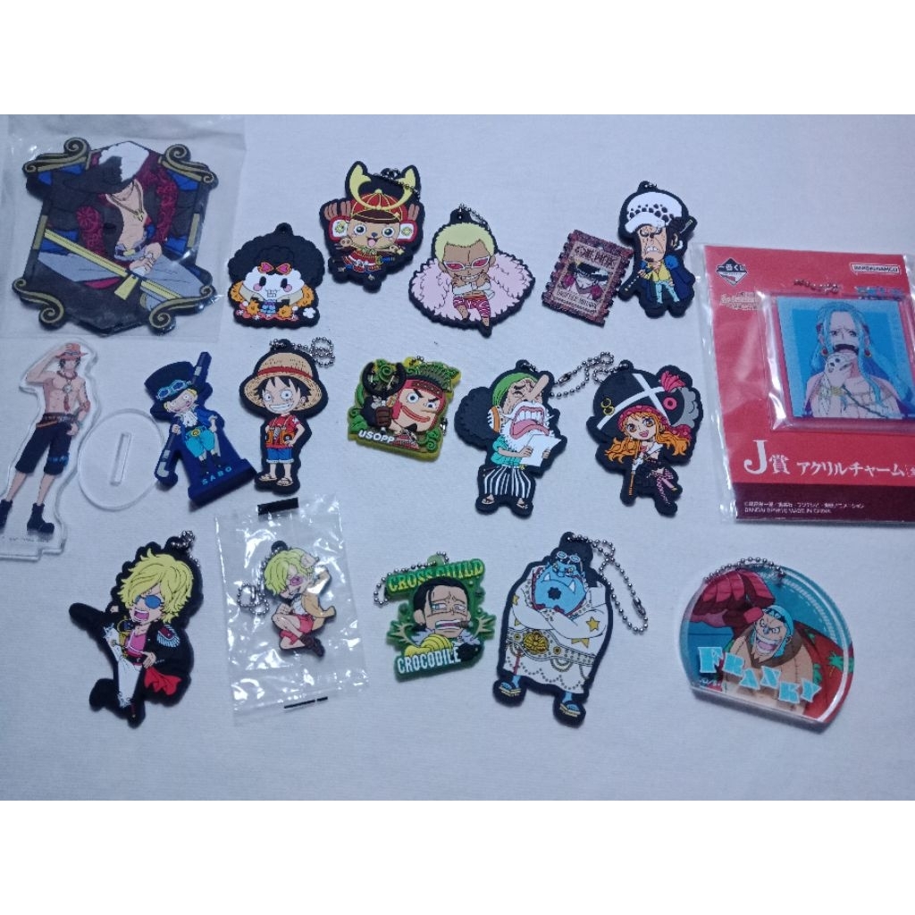 Jual One Piece Rubber Luffy, Law, Sabo, Pudding | Shopee Indonesia
