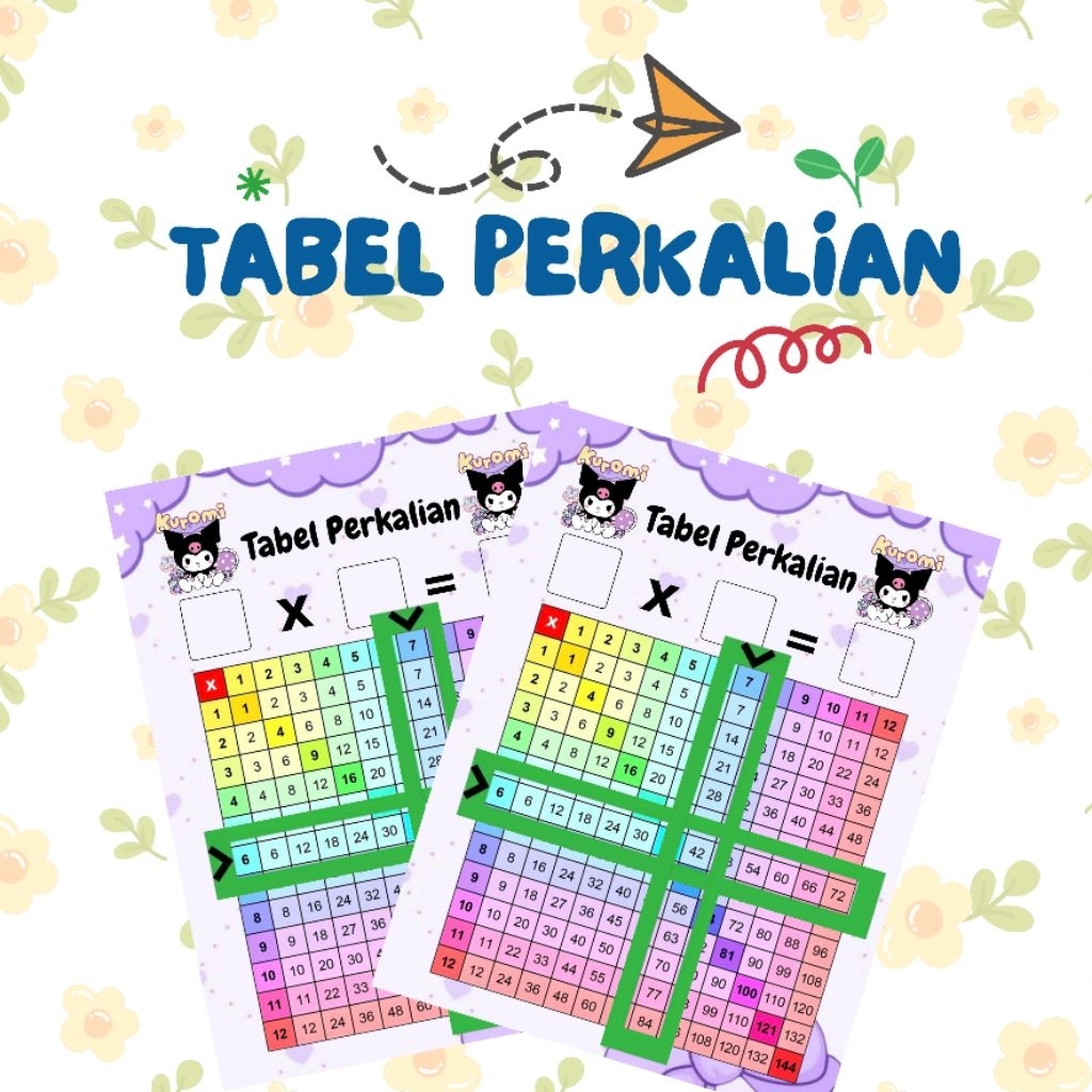 Jual Tabel Perkalian Matematika | Shopee Indonesia