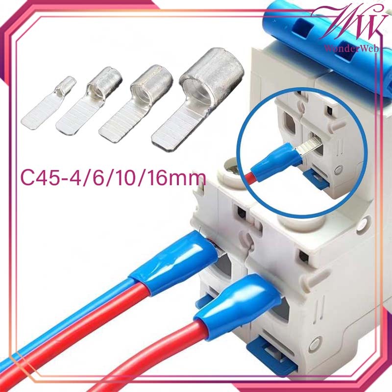 Jual 10pcs/Set Skun Gepeng C45-4/6/10/16 Sekun Gepeng Terminal Wire ...