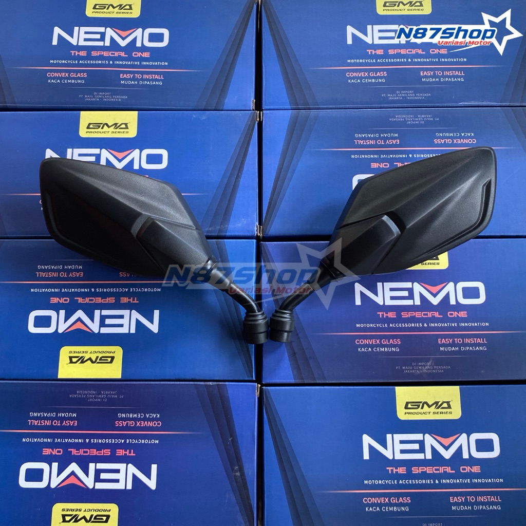 Jual Spion NEMO Vario Gen 2 Tangkai Pendek Bubut 3 Jari Plat KT STYLE ...