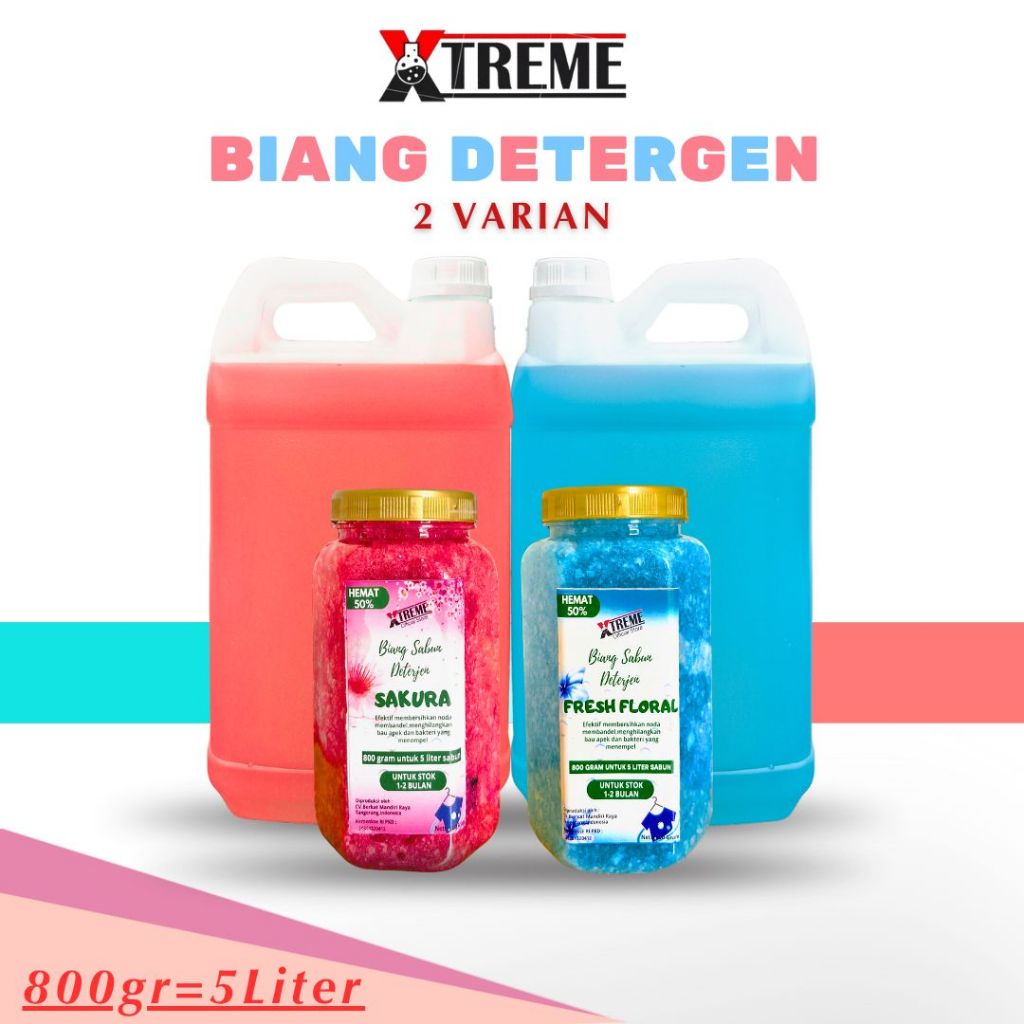 Jual Biang Sabun Deterjen Laundry 700gr Jadi 5Liter | Shopee Indonesia