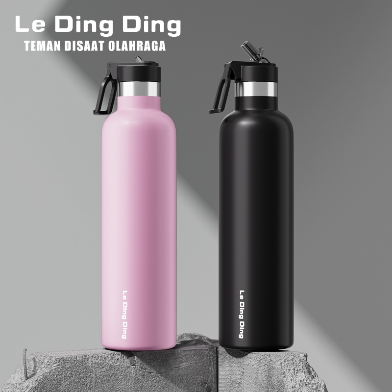 Jual LeDingDing- Tumbler Stainless Botol Minum 1 Liter Tahan Panas Dingin Thermos Bottle SUS 316 ...