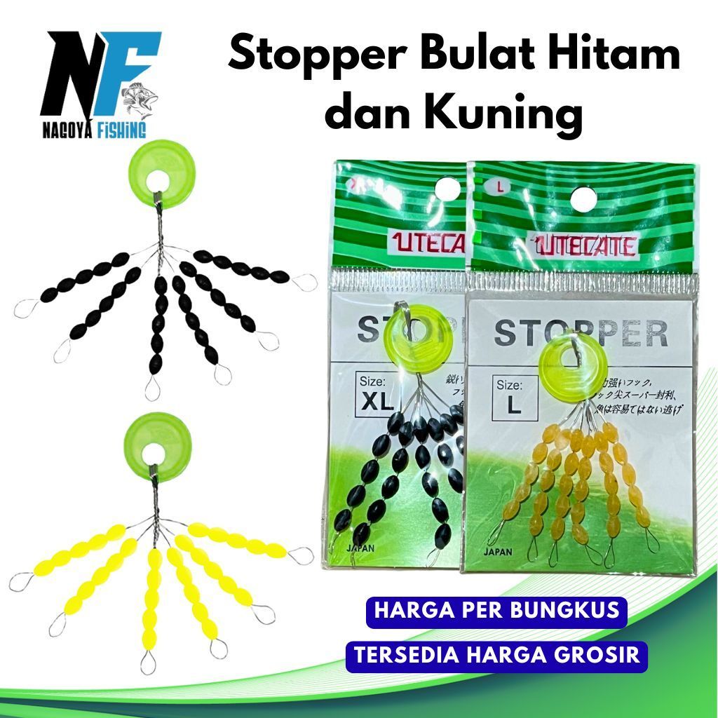 Jual Stopper Stoper pancing/ Mancing Merk Utecate isi 30 pcs | Shopee ...