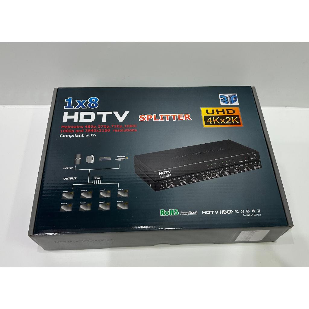 Jual HDMI SPLITTER 1X8 / HDMI Splitter 8port 1080p full HD / HDTV ...