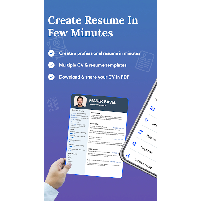 Jual Resume Builder – CV Maker Curriculum Vitae profesional | Shopee ...