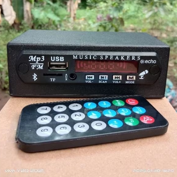 Jual MP3 PLAYER BLUETOOTH USB RADIO SIAP PAKAI (adaptor pakai cas hp ...