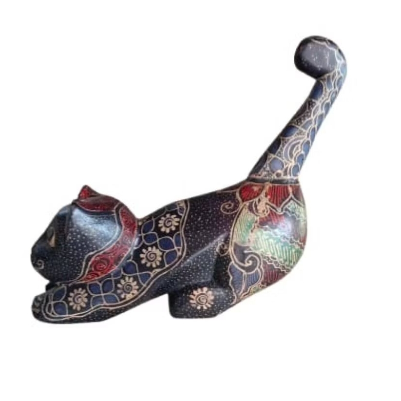 Jual Miniatur Kucing Batik | Shopee Indonesia