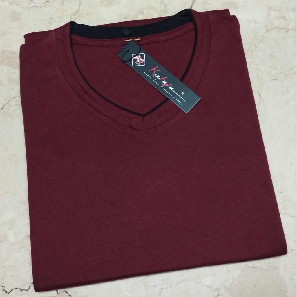 Jual 1001 Kaos V-Neck / Outfit Kekinian / Unisex Bisa Cwe dan Cwo ...