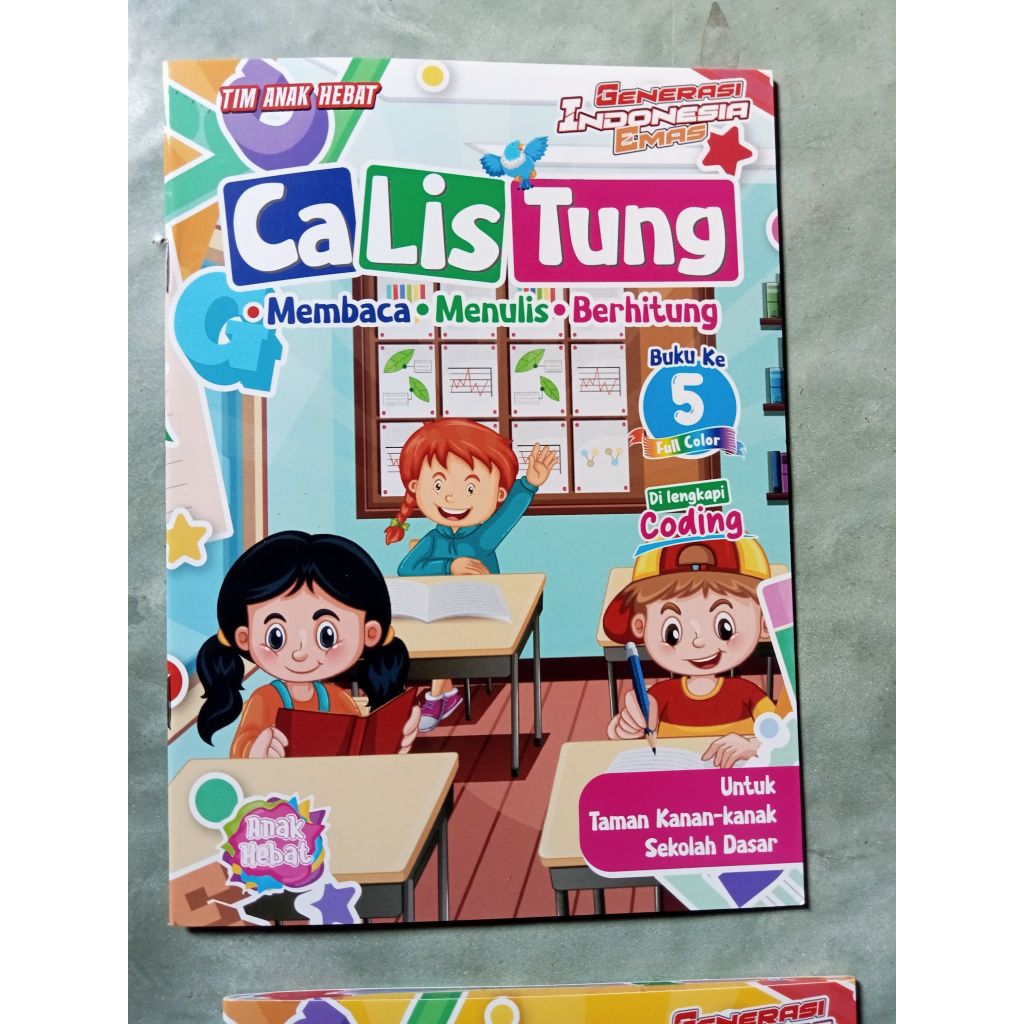 Jual Paket Buku Calistung Isi 6 buku Kertas HVS FullColour Di Lengkapi ...
