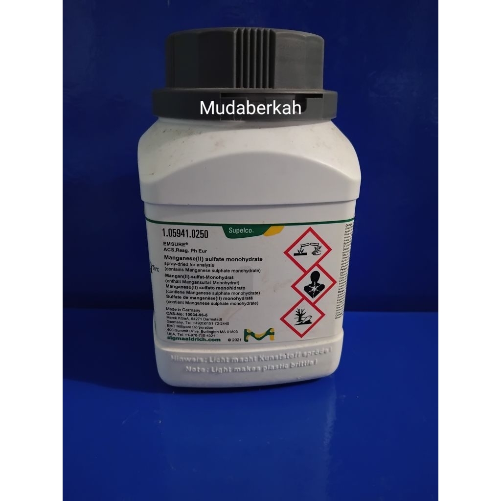 Jual Manganese ll Sulfat Monohydrate/MnSO4.H2O | Shopee Indonesia