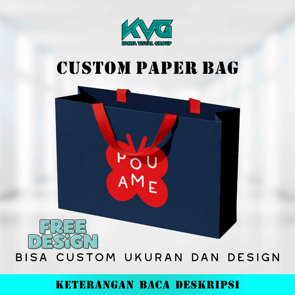 Jual Paper Bag Custom Design Dan Ukuran | Shopee Indonesia