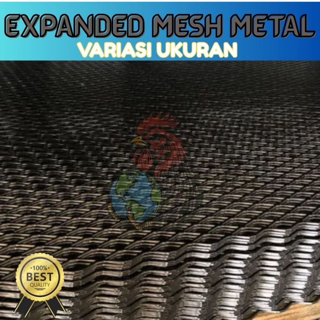 Jual Expanded Metal Type 3035 – Jaring Plat Besi Lubang Berlian Kuat ...