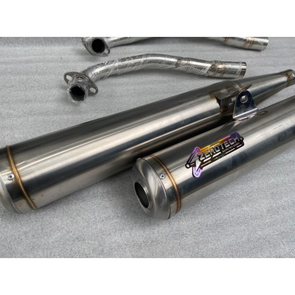 Jual Knalpot Bobokan Astrea ORIGINAL "ZEROTECH" | Shopee Indonesia