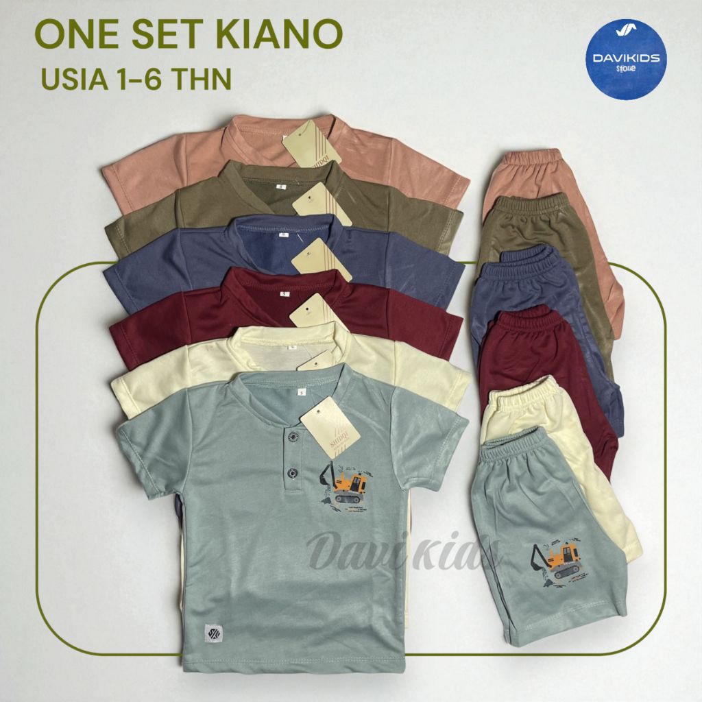 Jual BAJU ANAK SETELAN BAJU ANAK / SET KIANO PENDEK UNISEX BAHAN BABY ...