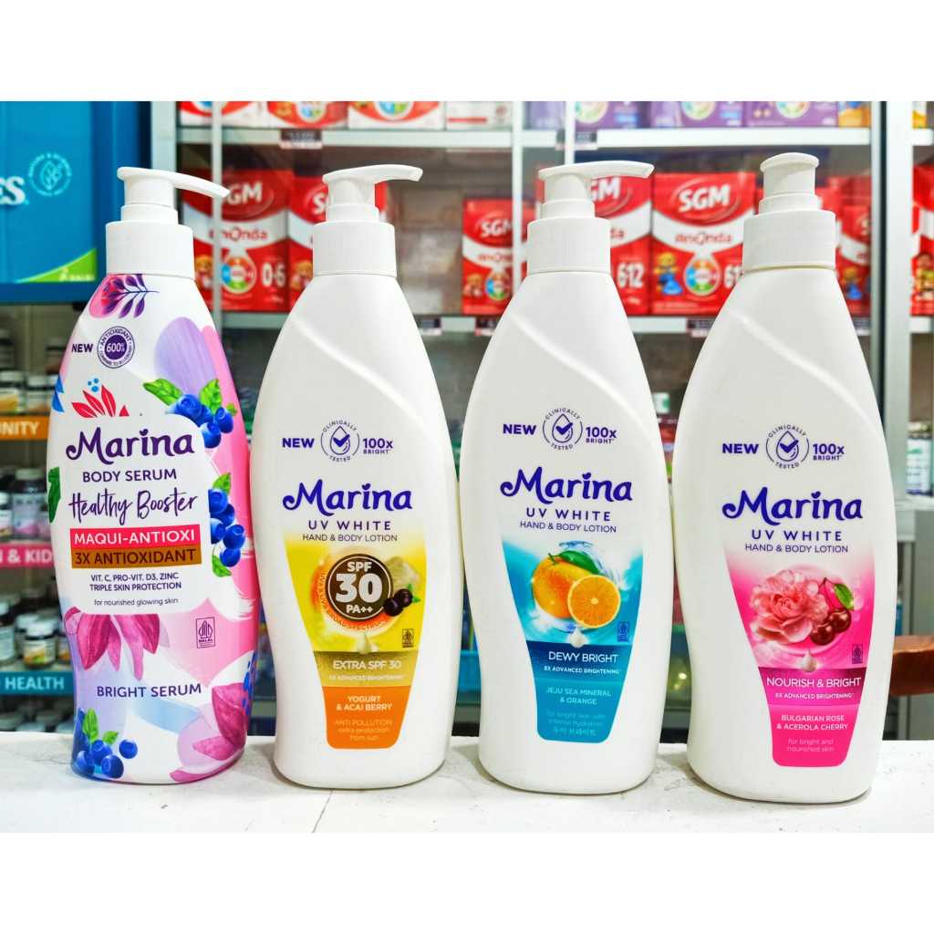 Jual MARINA HAND & BODY LOTION 𝐀𝐋𝐋 𝐕𝐀𝐑𝐈𝐀𝐍 𝐏𝐔𝐌𝐏 𝟑𝟓𝟎𝐌𝐋 - Mencerahkan ...