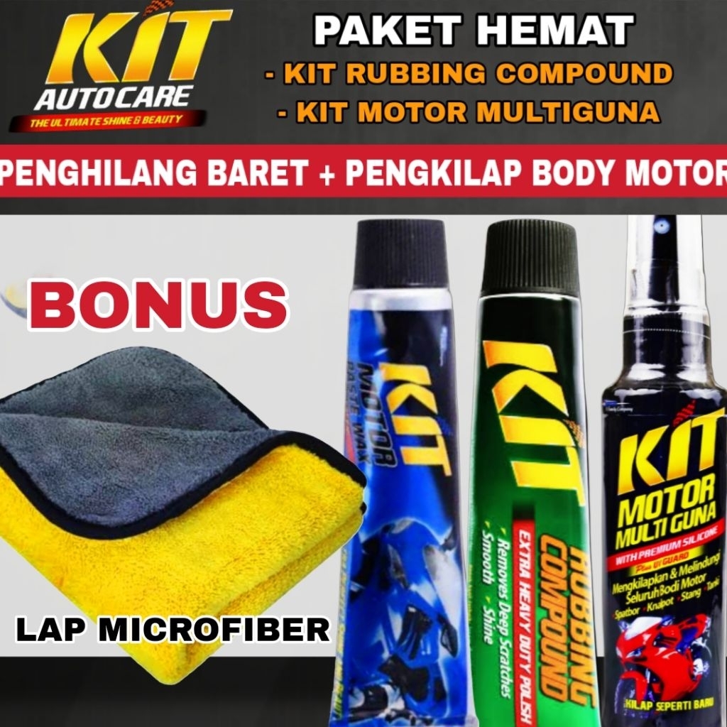 Jual PAKET Kit Multiguna Pump - Kit Paste Wax Metallic 60g - Kit ...