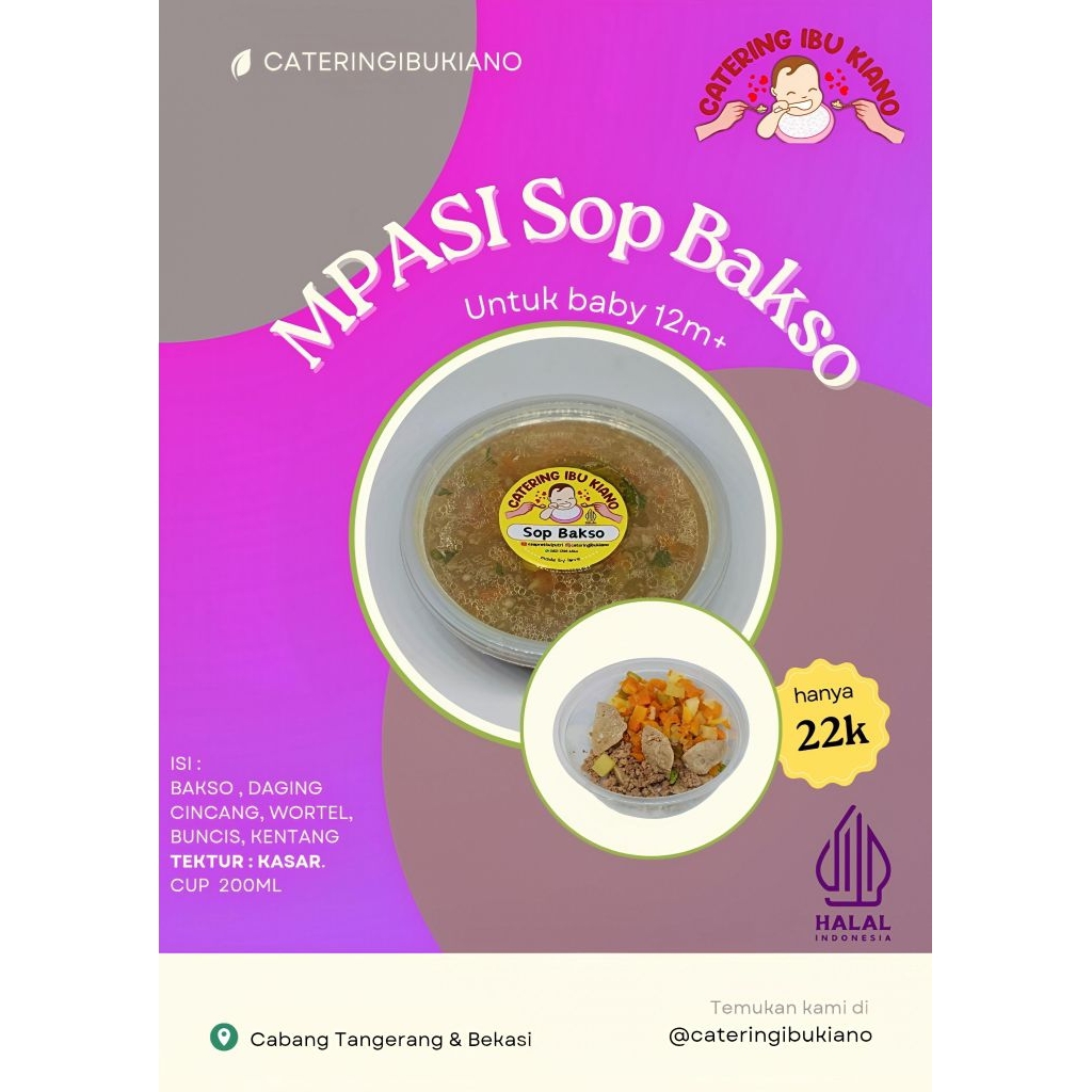 Jual Sop Bakso Catering MPASI Frozen | Shopee Indonesia
