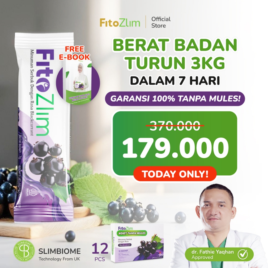 Jual Fitozlim Fiber Drink With Slimbiome Membantu Menurunkan Berat ...