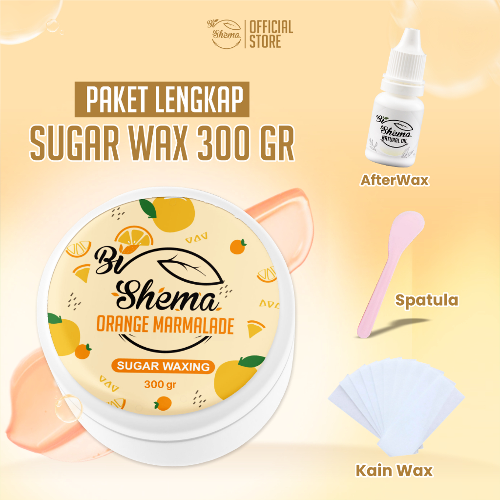 Jual Bio Shema - BPOM 300 Gram Paket Lengkap Sugar Waxing + Natural Oil ...