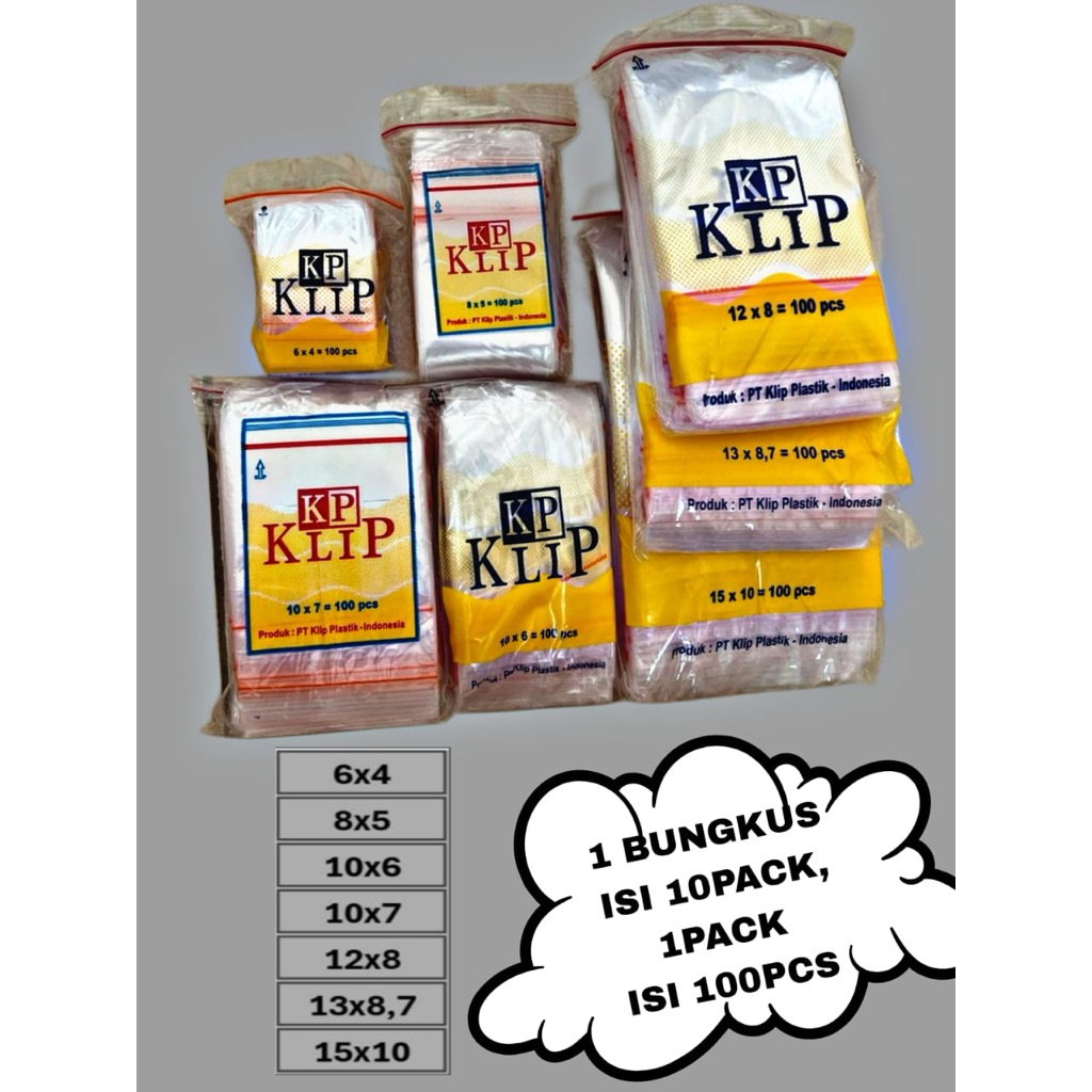 Jual 100lembar plastik klip 6x4, 8x5, 10x6, 10x7, 12x8, 13x8,7, 15x10 ...