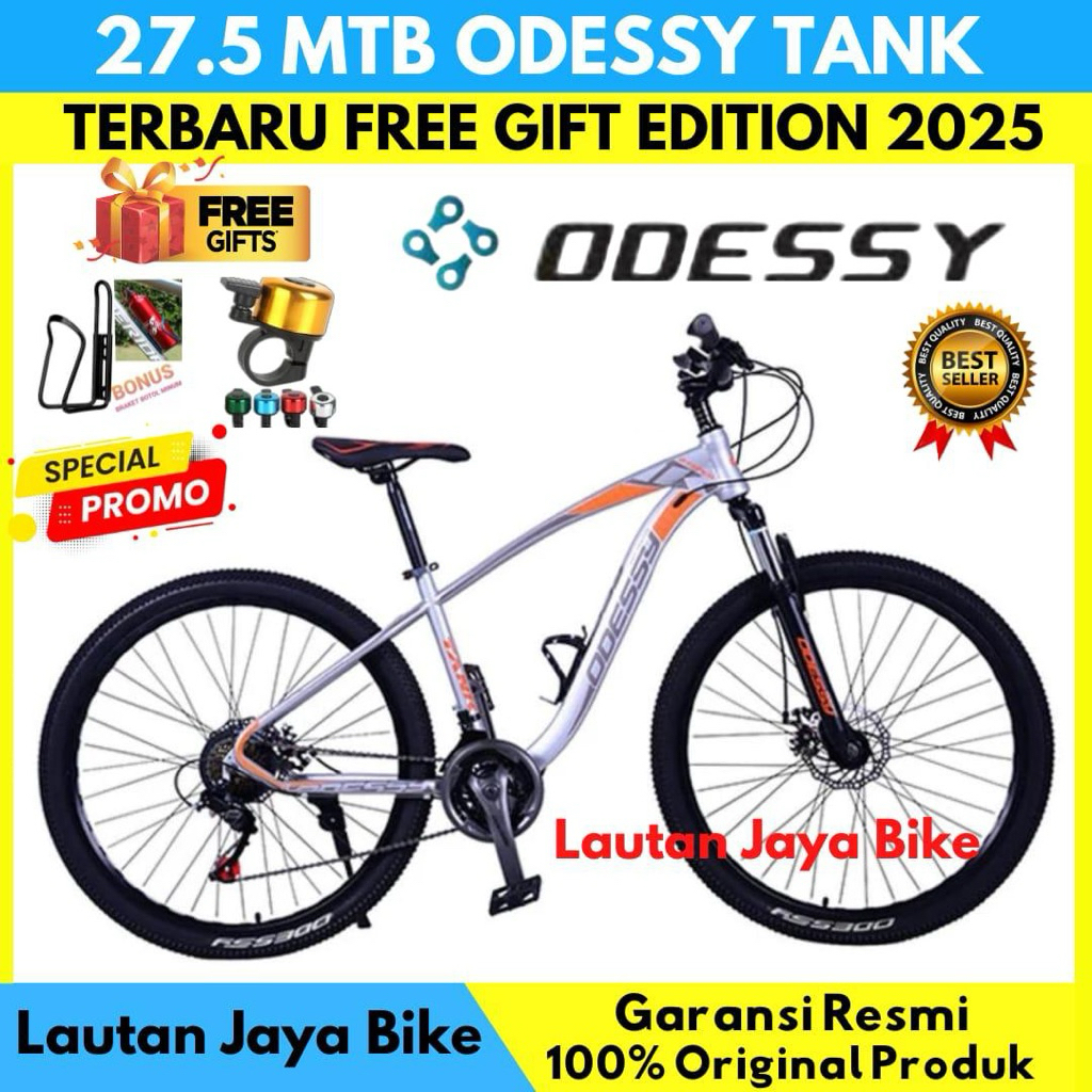 Jual Sepeda Gunung 26 / 27.5 MTB ODESSY TANK Rem Discbrake Operangigi New | Shopee Indonesia