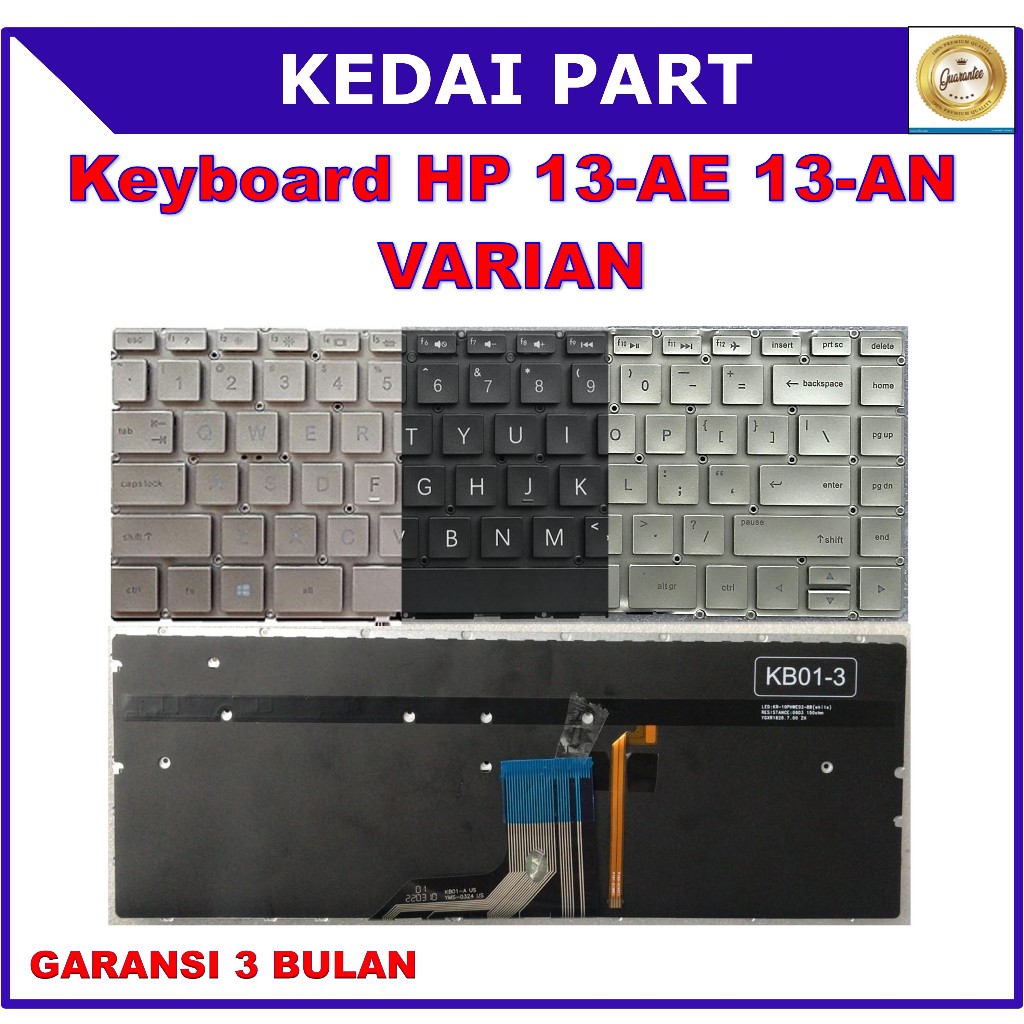 Jual Keyboard Hp Spectre X360 13-AE 13-AC 13-AD 13-AF 13-AG 13-AH ...