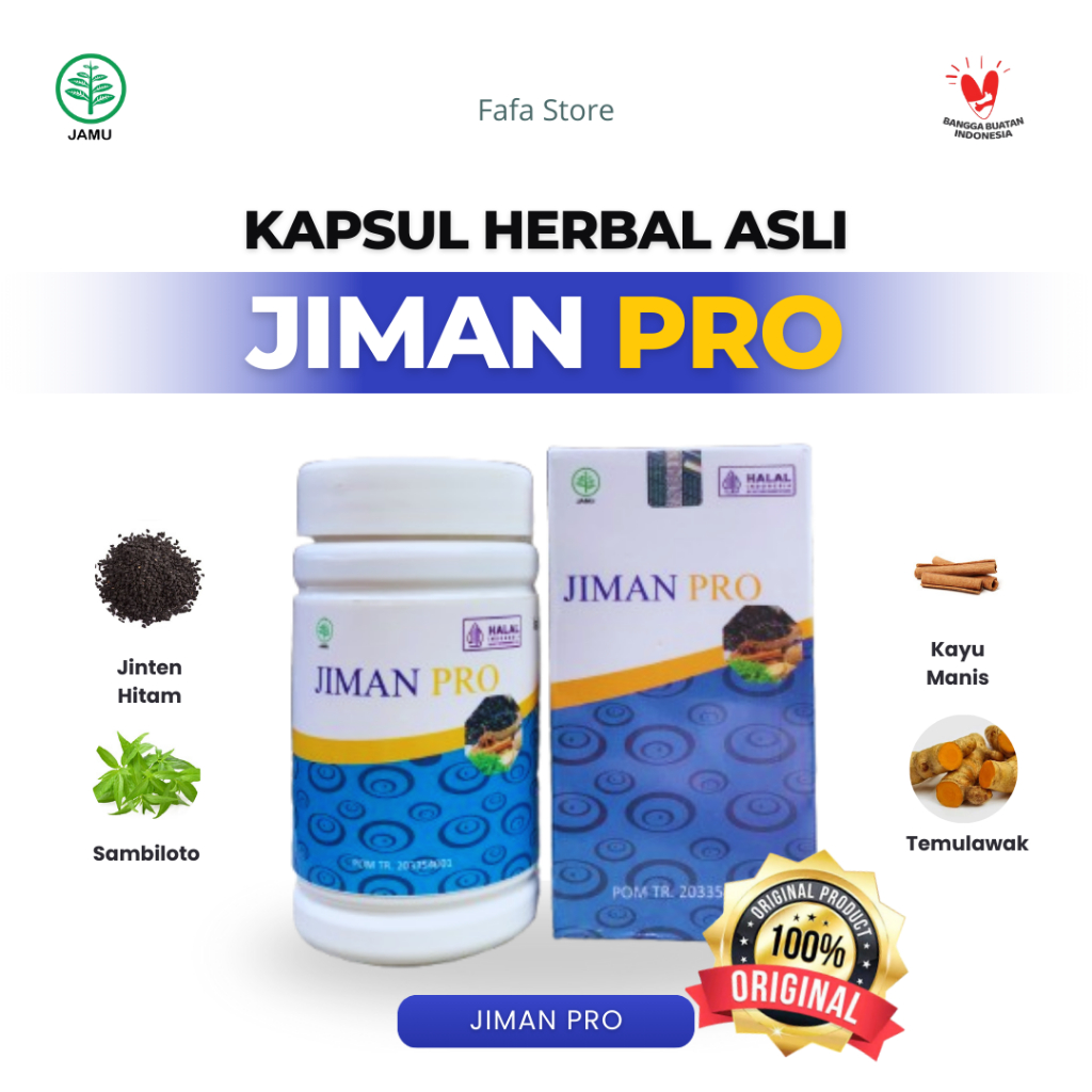 Jual jiman pro kapsul herbal |100%asli|COD| | Shopee Indonesia
