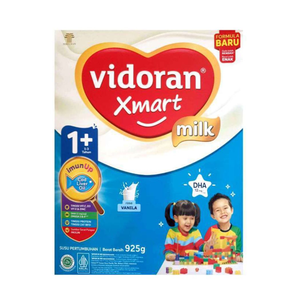 Jual SUSU VIDORANT XMART 1+ 925g (MADU/VANILA) | Shopee Indonesia