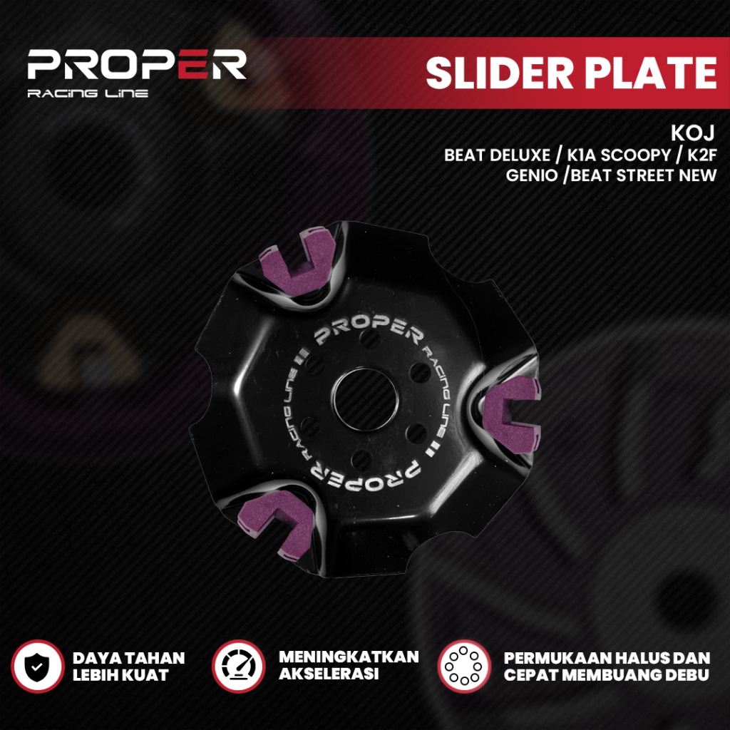 Jual SLIDER PLATE K0J BEAT DELUX K1A SCOOPY K2F GENIO BEAT STREET NEW ...