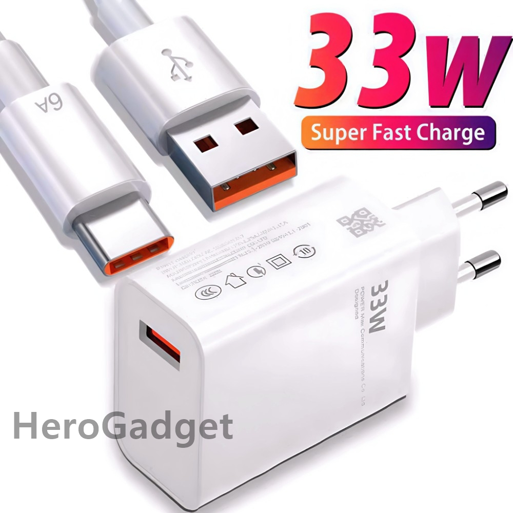 Jual Charger Xiaomi 33W Original Type C Turbo Support Fast Charging ...
