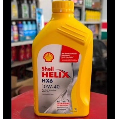 Jual Shell Helix HX6 1 Liter kemasan 1 Dus | Shopee Indonesia