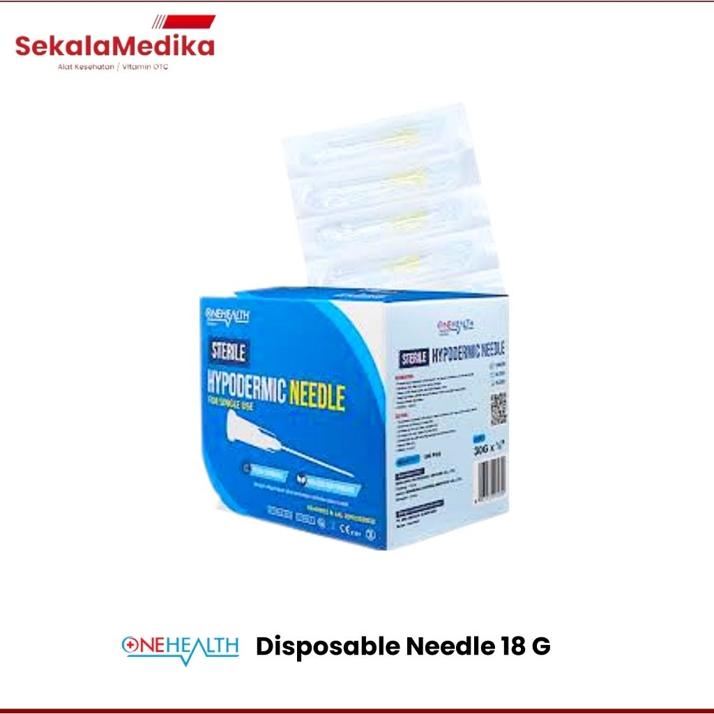 Jual Disposable Needle 18G Hypodermic Needle / Box | Shopee Indonesia