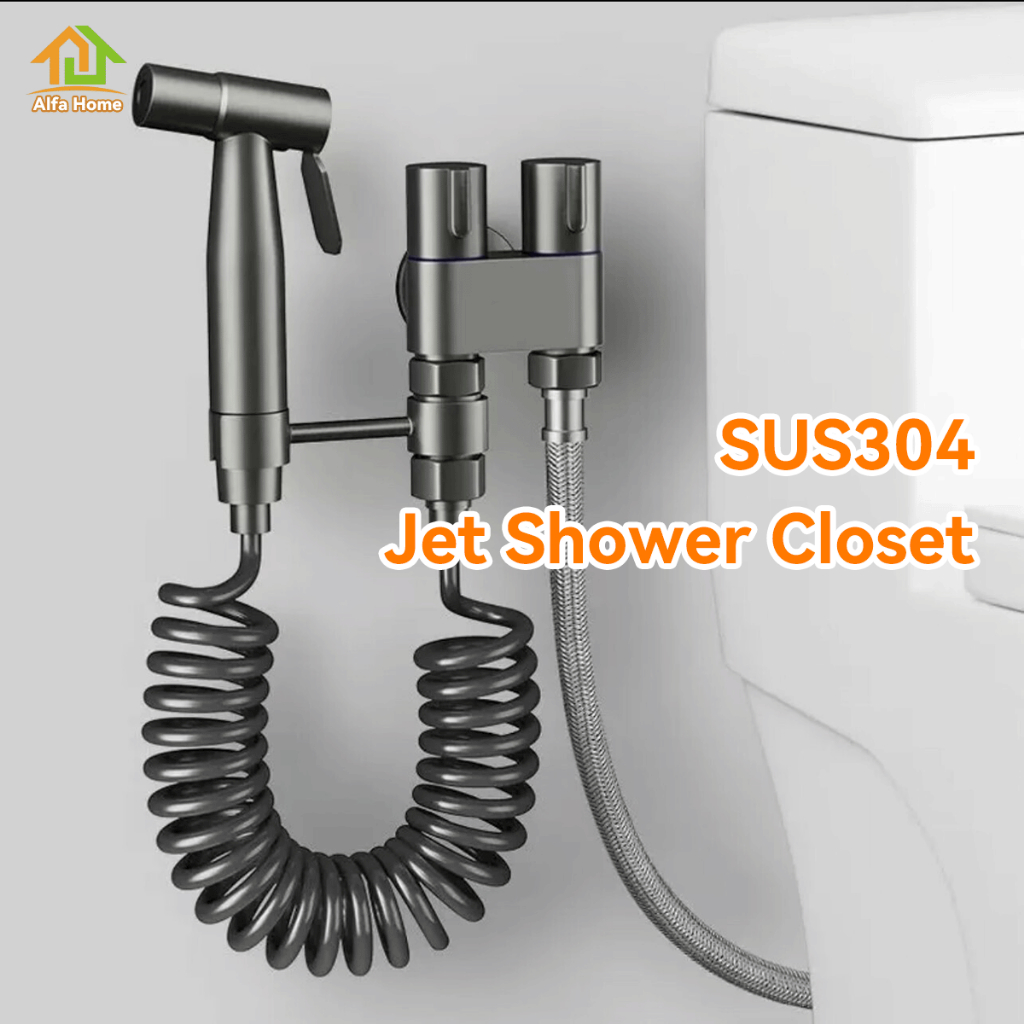 Jual SUS304 1 Set Jet Shower Kloset Jet Shower Kamar Mandi Semprotan Toilet Duduk Jet wasser ...