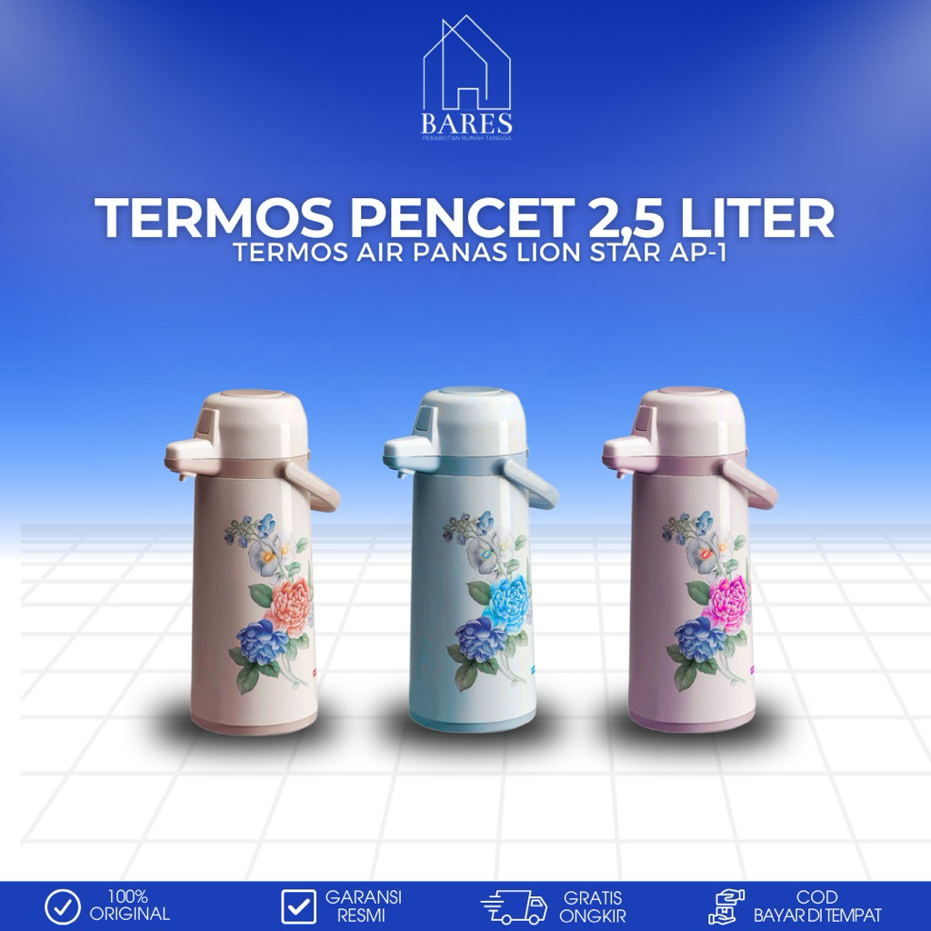 Jual Thermos Air Panas Pencet Airpot 2 Liter AP-2 Lion Star Tahan Panas ...
