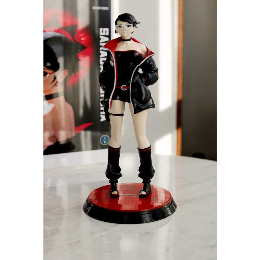 Jual Sarada Uchiha Boruto Figure statue Resin | Shopee Indonesia