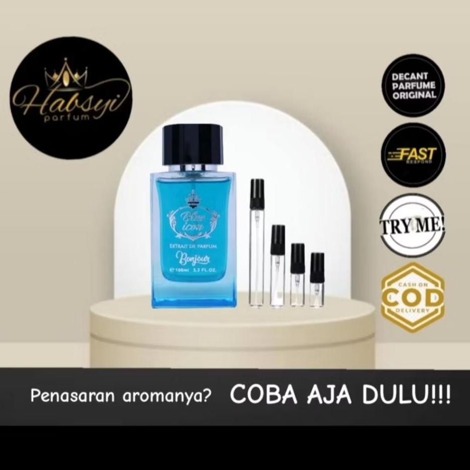 Jual DECANT BONJOUR BLUE ICON 10ML/5ML/2ML | Shopee Indonesia