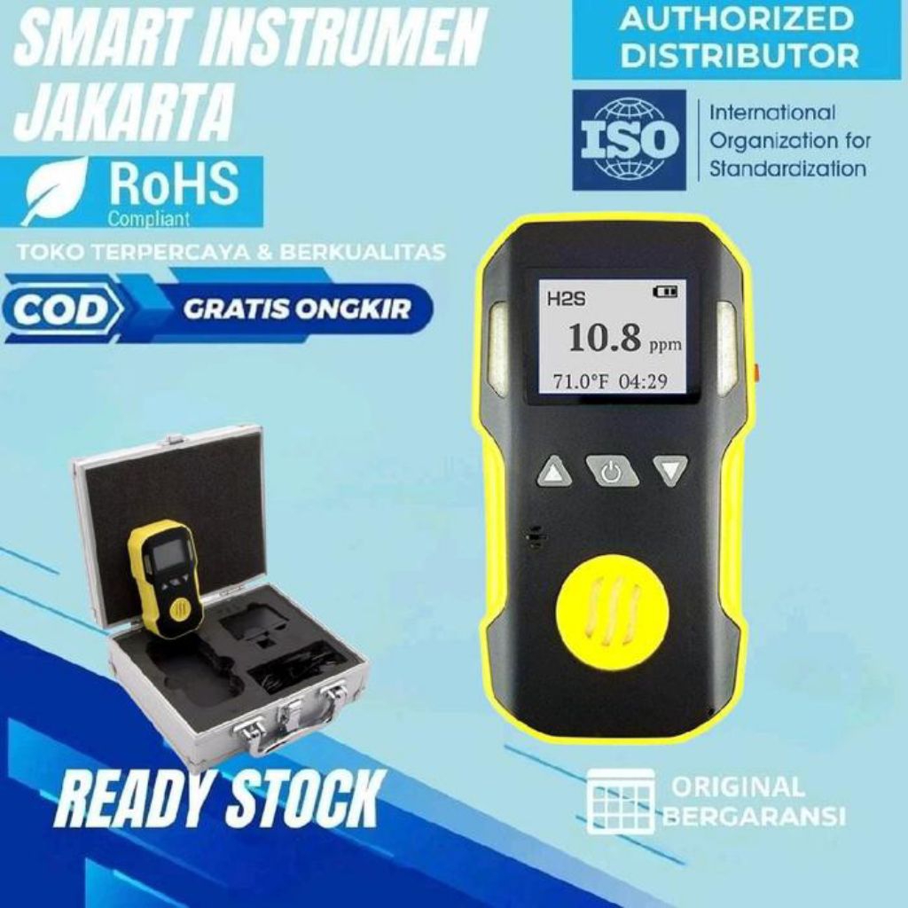 Jual Hydrogen sulfide H2S Gas Detector Gas Leak Detector H2S Monitor ...