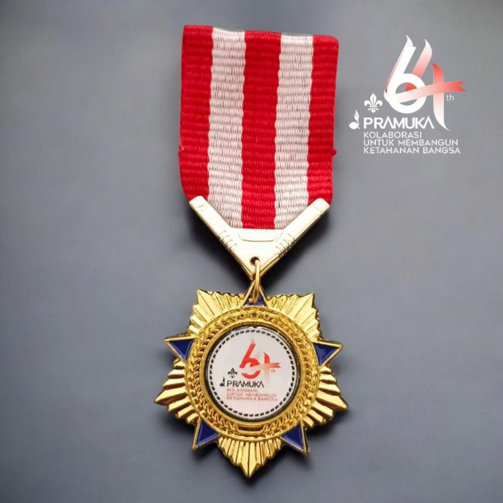 Jual Tiska Tigor Logo Hut Pramuka Yang Ke 64 Tahun 2025 Tiska Titanium ...