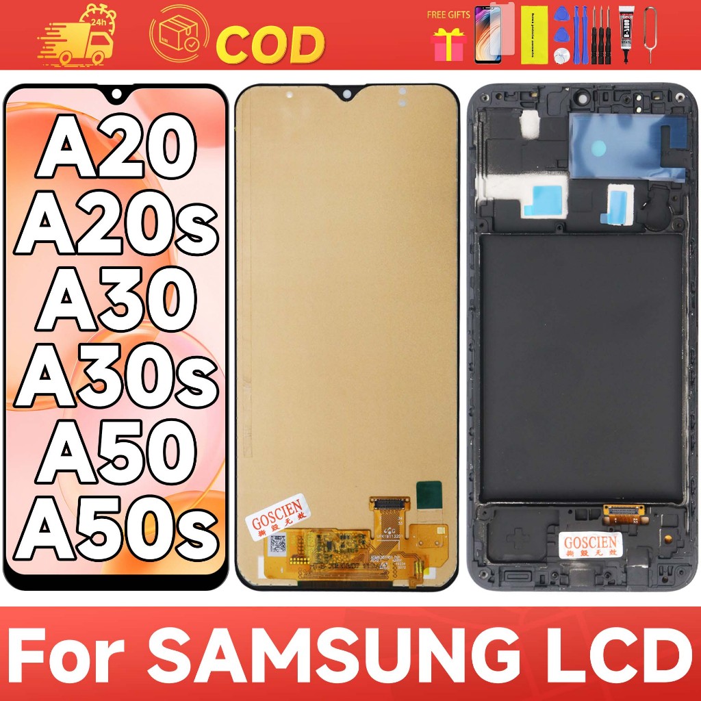 Jual LCD Original for Samsung A20/A20S/A30/A30S/A50/A50S/A70 FULLSET ...