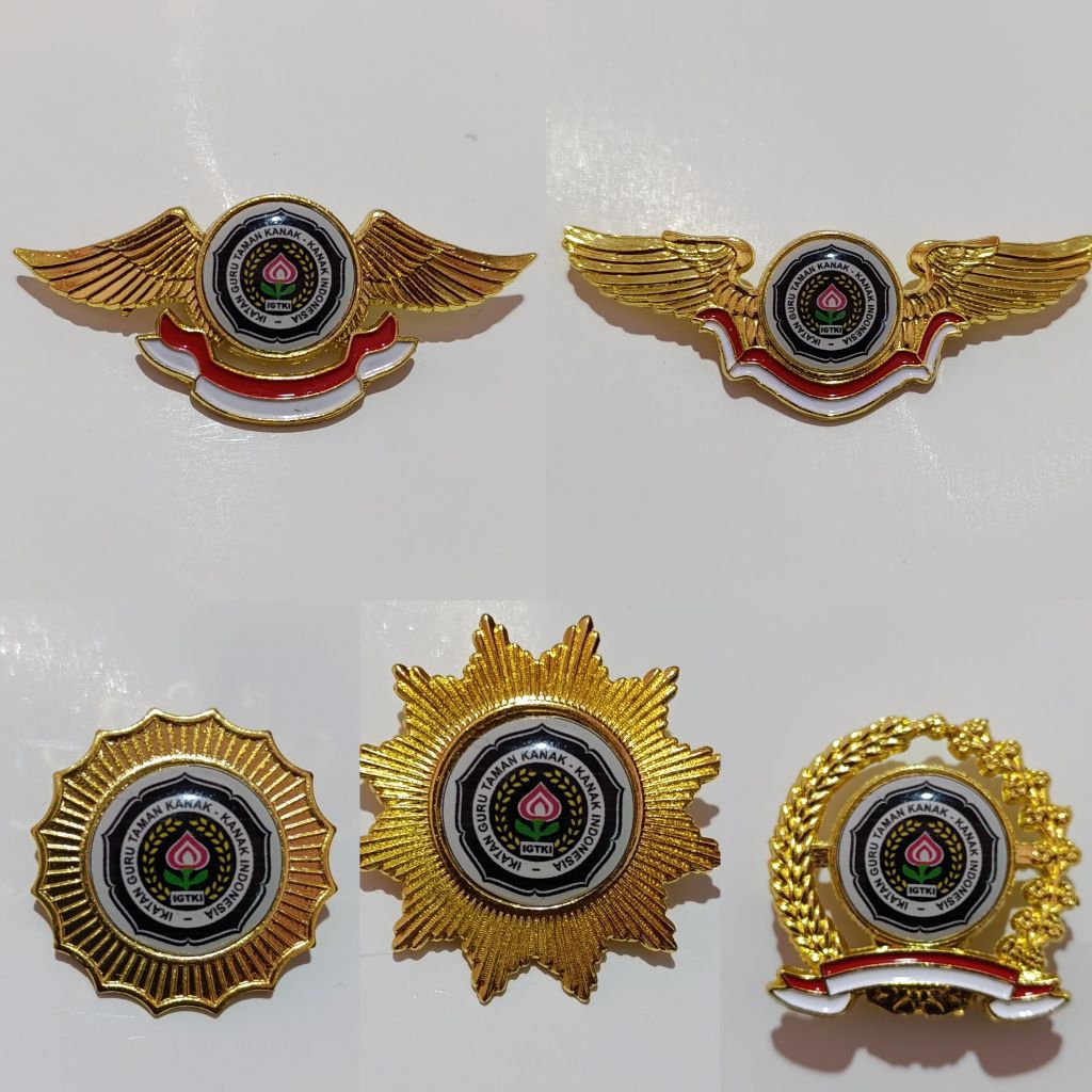 Jual Pin Matahari Logo IGTKI / IKATAN GURU TAMAN KANAK KANAK INDONESIA ...