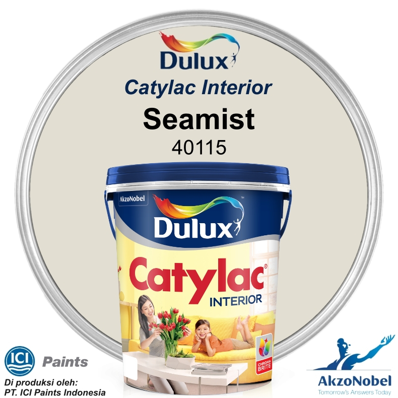 Jual CAT DULUX CATYLAC INTERIOR 25 KG - SEAMIST 40115 (Warna Readymix ...