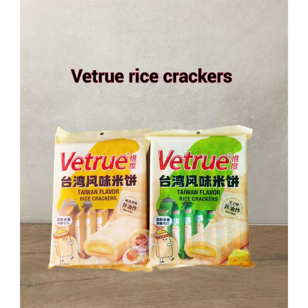 Jual Vetrue Taiwan Flavour Rice Crackers 116 gr ( scp ) | Shopee Indonesia