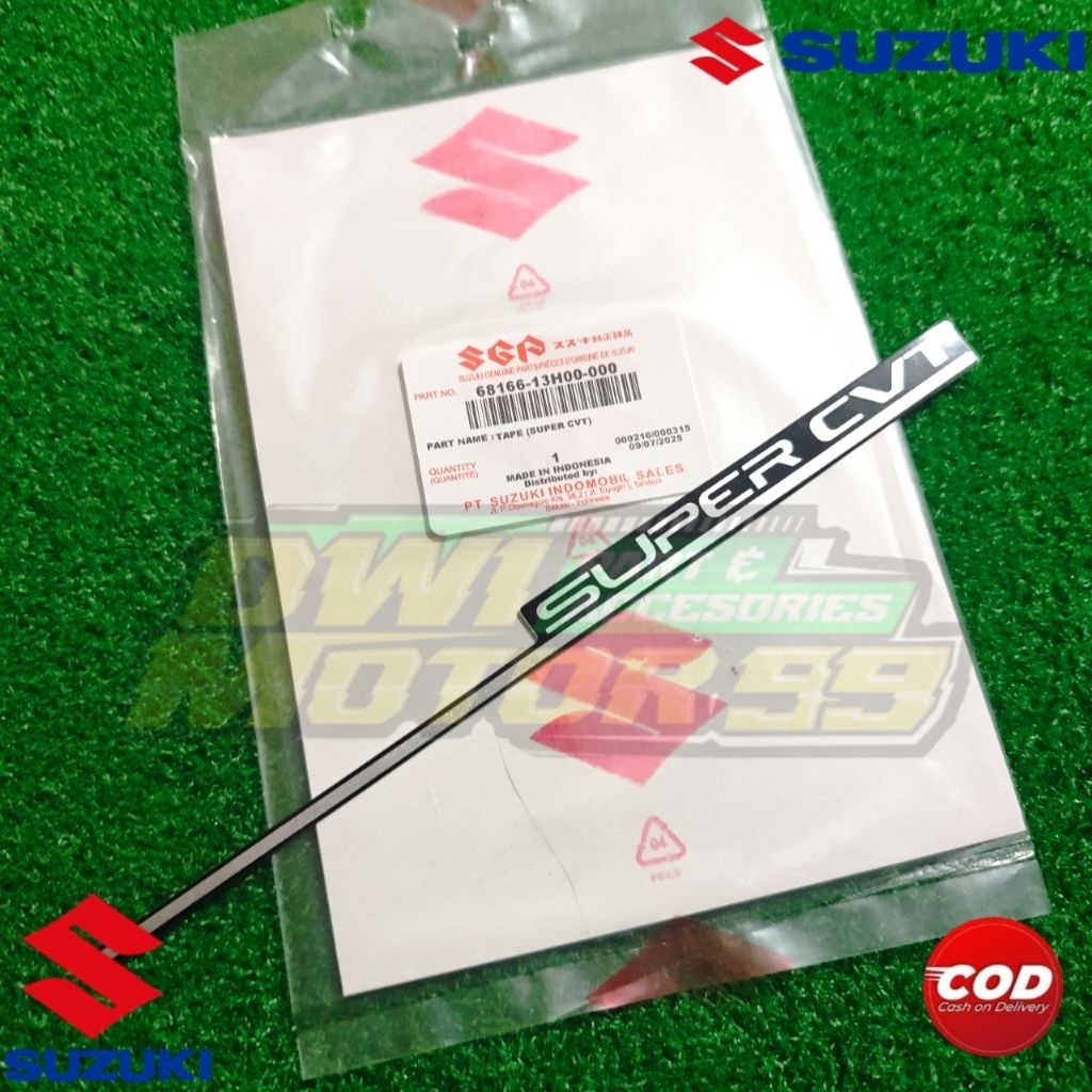 Jual STICKER STIKER TUTUP BOX FILTER SUPER CVT SUZUKI SKYWAVE 125 ...